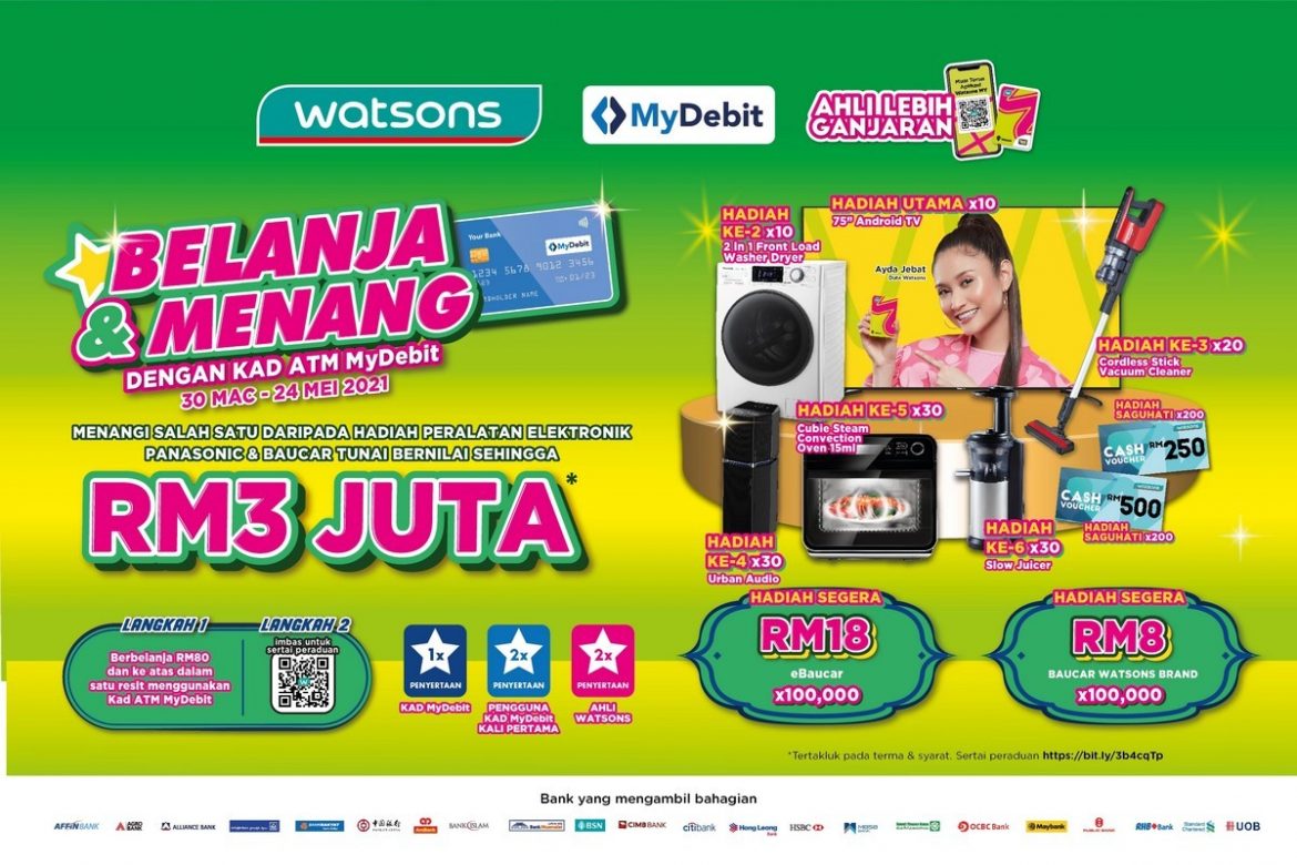 Watsons Launch Funny Raya Ad With A lot of Cash vouchers and Contest ...