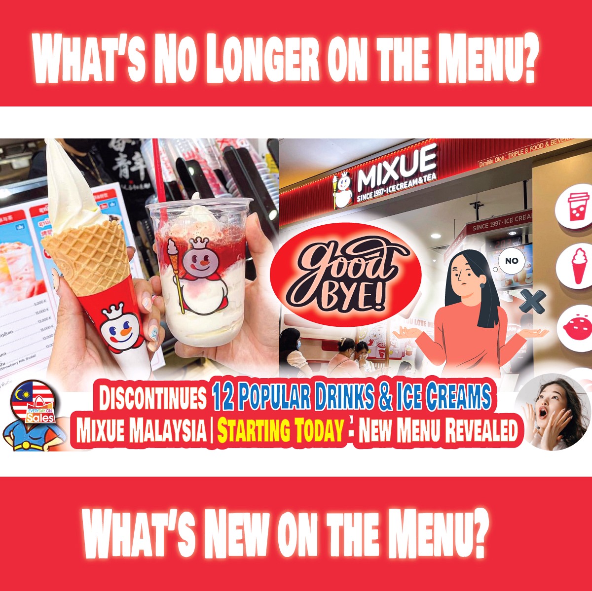 Mixue Malaysia Discontinues 12 Popular Drinks & Ice Creams – Major Menu ...